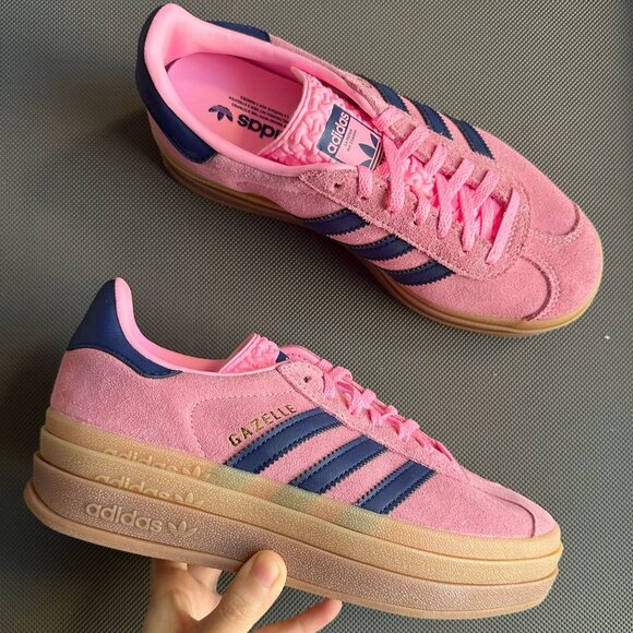 adidas | Shoes | Adidas Originals Gazelle Bold W Pink Glow | Poshmark